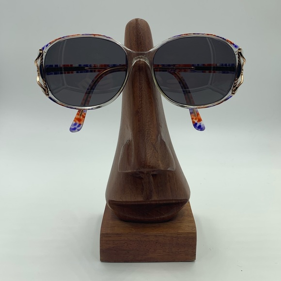 Letty | Accessories | Vintage Letty Red Blue Transparent Oval ...